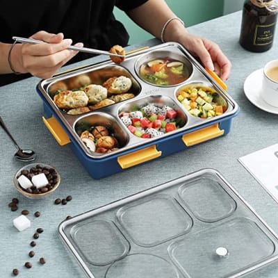 Buy/Send Lunch Box - 5 Compartments - Reheatable - Assorted - Single ...