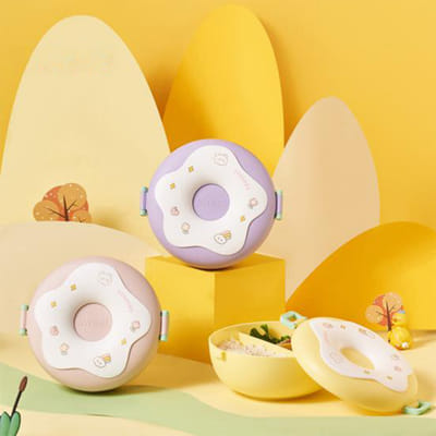 Buy/Send Lunch Box With Cutlery - Donut - Assorted - Single Piece ...
