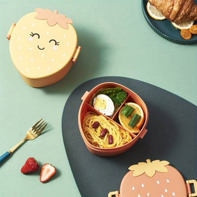 Buy/Send Lunch Box With Cutlery - Strawberry - Assorted - Single Piece ...