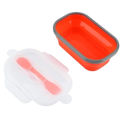 Buy/Send Lunch Box With Spoon And Fork - Silicone - Single Piece Online ...