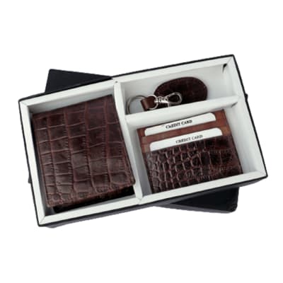 Buy/Send Luxurious Croc Print Wallet Set Online | IGP | JVS1300027