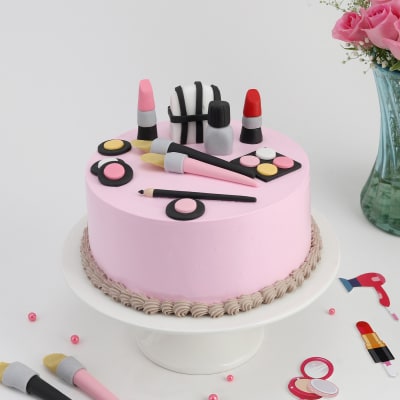 Buy/Send Makeup Theme Cake (1 Kg) Online | IGP | JVS1267009