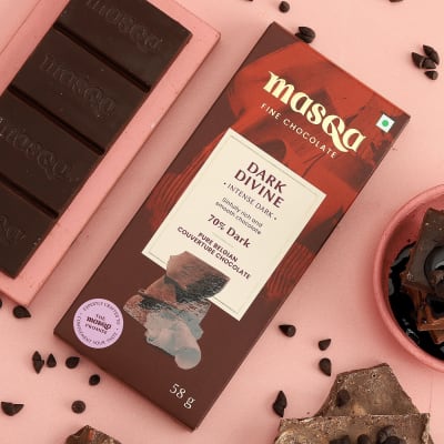 Buy/Send Masqa Dark Divine Chocolate Bar Online | IGP | JVS1191567