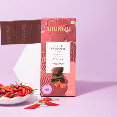 Masqa Fiery Smooth Chocolate 58 gm: Gift/Send Addons Gifts Online ...