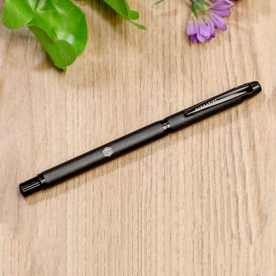 Buy/Send Matte Black Pen Customized with Logo Online | IGP | M11123980