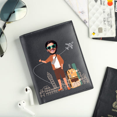 Buy/Send Men's Personalized Passport Cover Online | IGP | JVS1268154