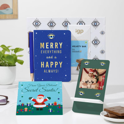 Buy/Send Merry Everything Personalized Secret Santa Hamper Online | IGP ...