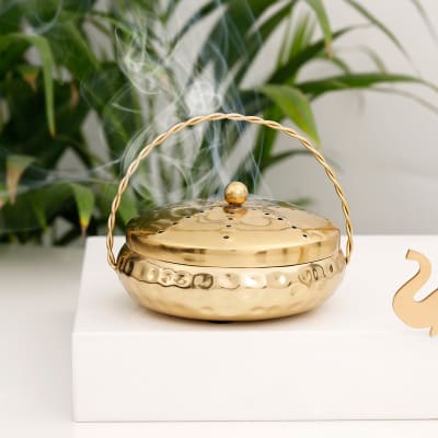 Buy/Send Metal Dhoop Holder With Handle Online | IGP | JVS1266196