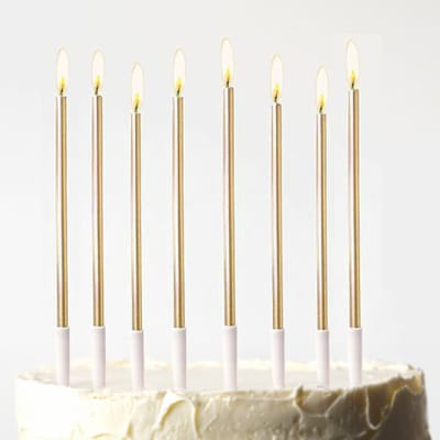 Buy/Send Metallic Cake Candles 8 Piece Online | IGP | JVS1274008