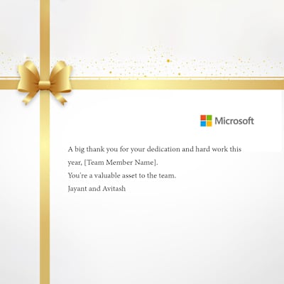 Buy/Send Microsoft Greeting card Online | IGP | JVS1394110
