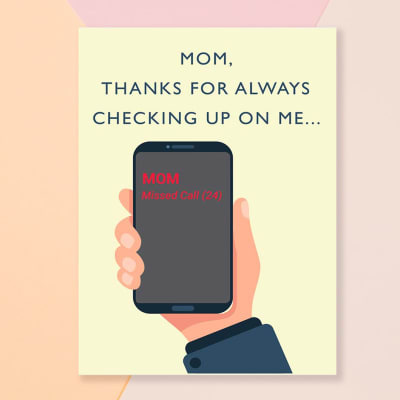Buy/Send Mothers Day Greeting Card Mom Checking Up On Me Online | IGP ...