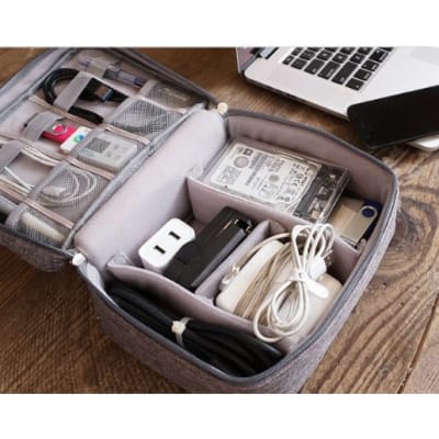 Buy/Send Multipurpose Organizer - Gadget And Wires - Grey - Single ...