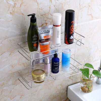 Buy/Send Multipurpose Shelf Wall Mounted Silver Single Piece Online ...