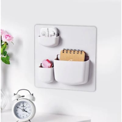 Buy/Send Multipurpose Storage Rack 3 Holders Wall Mounted Single Piece ...