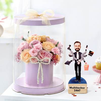 Multitasker Personalized Husband Appreciation Gift Combo: Gift/Send ...