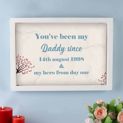 Buy/Send My Dad My Hero Personalized Frame Online | IGP | JVS1177579