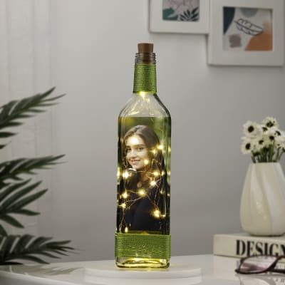 Buy/Send Mystical Green Personalized Glow Bottle Online | IGP | JVS1277971