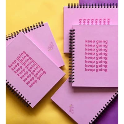 Buy/Send Notebook - Keep Going - Pink Online | IGP | JVS1253318