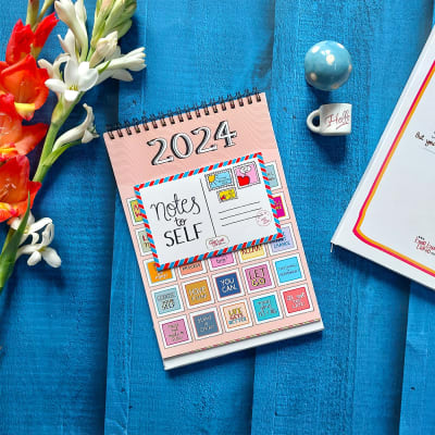 Buy/Send Notes To Self - 2024 Desk Calendar Online | IGP | JVS1270129