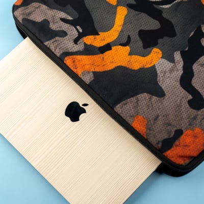 Buy/Send Orange Camo Laptop Sleeve 14 inch Online | IGP | JVS1269971