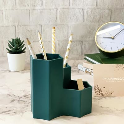 Buy/Send Pen Stand Honeycomb 3 Compartments Single Piece Online | IGP ...