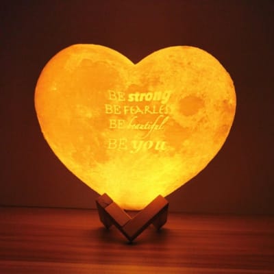 Buy/Send Personalized 3D Moon Lamp Heart LED Single Piece C.O.D. Not ...