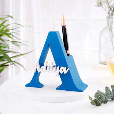 Buy/Send Personalized 3D Name Penstand - Blue Online | IGP | JVS1393915