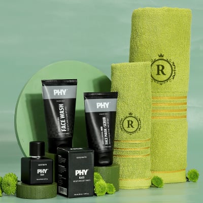 Buy/Send Personalized Bath Essential Set for Men Online | IGP | JVS1195555