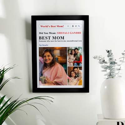 Buy/Send Personalized Best Mom Photo Frame Online | IGP | JVS1405086