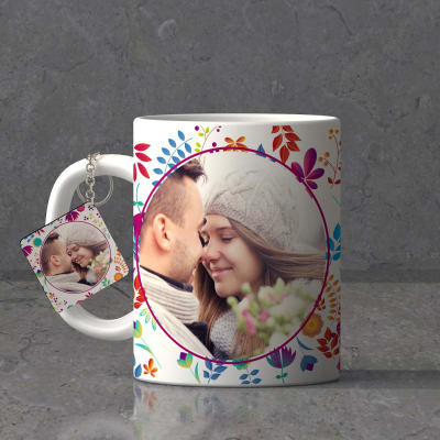 Buy/Send Personalized Birthday Keychain & Mug Combo Online | IGP ...