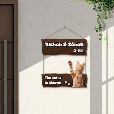 Buy/Send Personalized Cat Lover Nameplate Online | IGP | JVS1418416