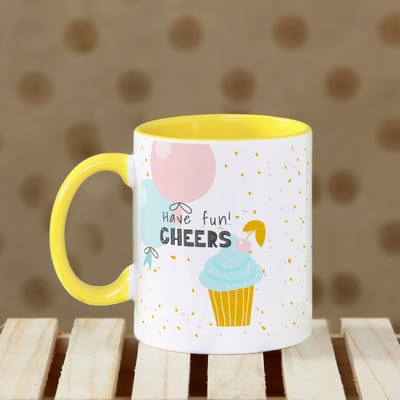 Personalized Cheers Mug: Gift/Send Home Gifts Online J11085897 |IGP.com