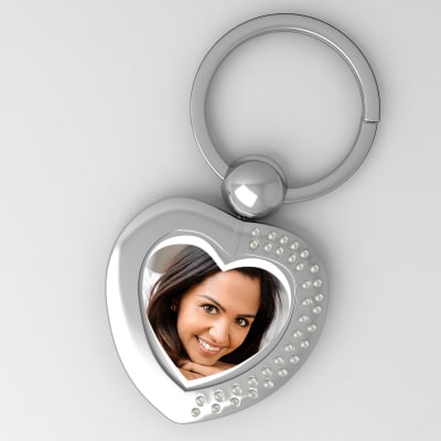 Personalized Heart Shaped Key Chain: Gift/Send Old Pers Gifts Online ...