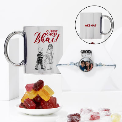 Buy/Send Personalized Heartfelt Chota Bhai Rakhi Hamper Online | IGP ...