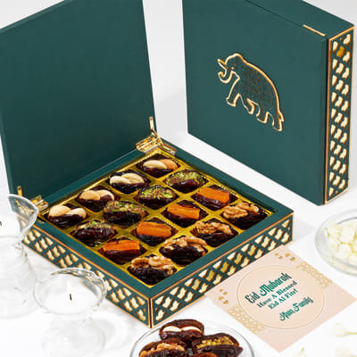 Buy/Send Personalized Heavenly Dry Fruit Dates Eid Gift Box Online ...