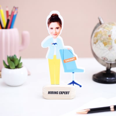Buy/Send Personalized Hiring Expert HR Caricature For Her Online | IGP ...