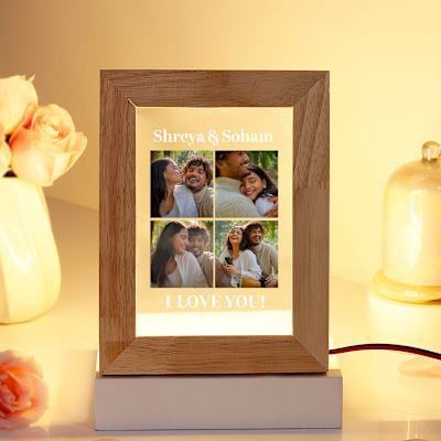 Buy/Send Personalized I Love You Acrylic Collage Frame Online | IGP ...