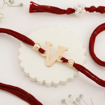 Buy/Send Personalized Initial Rakhi Online | IGP | JVS1261472