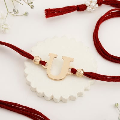 Buy/Send Personalized Initial Rakhi Online | IGP | JVS1261489