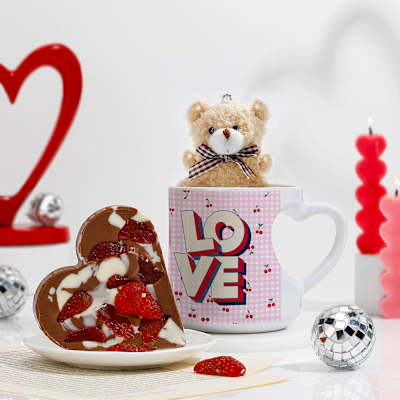 Buy/Send Personalized Love Mug Hamper Online | IGP | JVS1398256