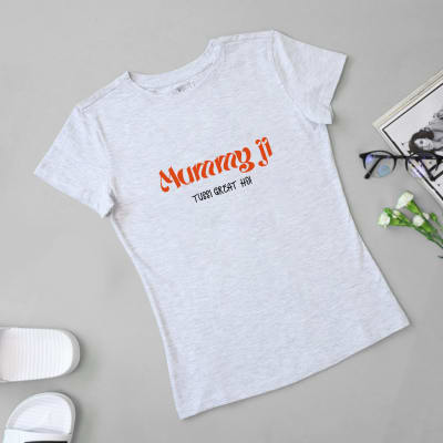Buy/Send Personalized Mummyji Tussi Great Ho T-shirt Online | IGP ...