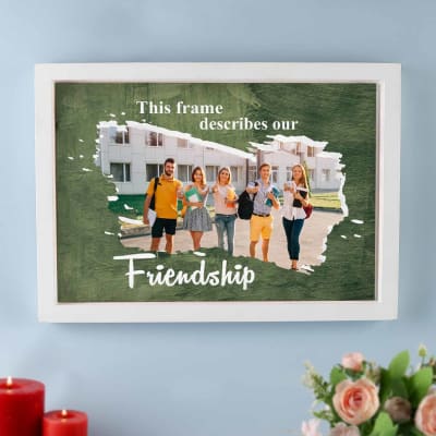 Personalized Photo Frame for Friends: Gift/Send Friendship Day Gifts ...