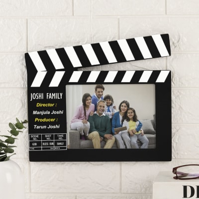 Personalized Photo Frame in Clapperboard Design: Gift/Send Home Gifts ...