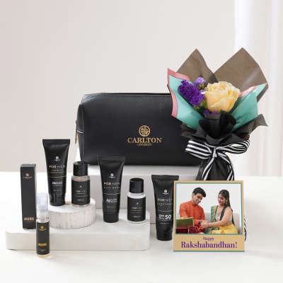 Buy/Send Personalized Raksha Bandhan Grooming Essentials For Brother Online | IGP | JVS1300186