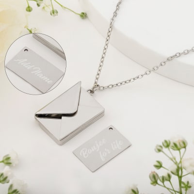 Buy/Send Personalized Silver Letter Locket Pendant Online | IGP ...