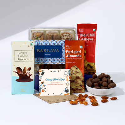 Personalized Sweets Hamper For Dads: Gift/Send Father's Day Gifts ...