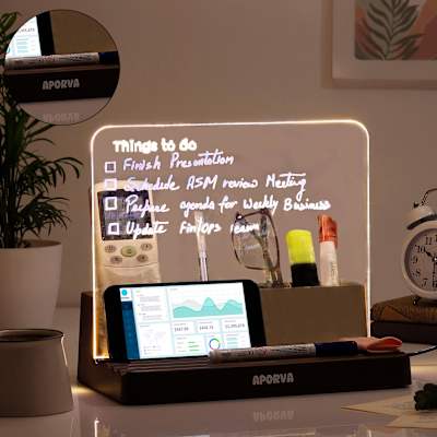 Buy/Send Personalized Taskmaster LED Lamp And Organizer Online | IGP ...