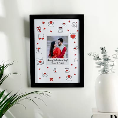 Buy/Send Personalized Valentine's Day Wooden Photo Frame Online | IGP ...