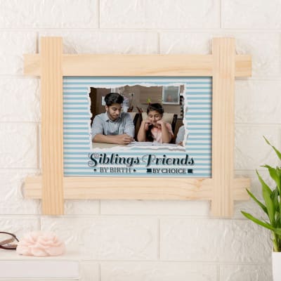 Personalized Wooden Photo Frame: Gift/Send Home Gifts Online J11142530 ...