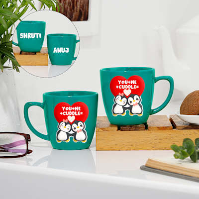 Buy/Send Personalized You And Me Cups - Set Of 2 Online | IGP | JVS1399559